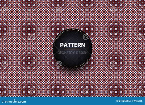 A Colorful Vector Seamless Geometric Pattern Stock Vector Illustration Of Fabric Shape