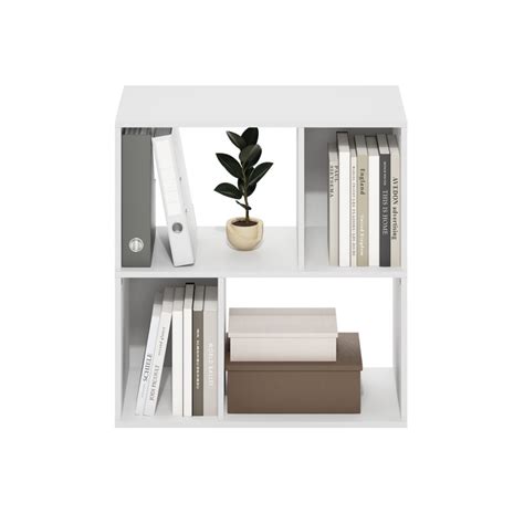 Ebern Designs Cate 4 Cube Irregular Cubes Bookcase Bookshelf Storage