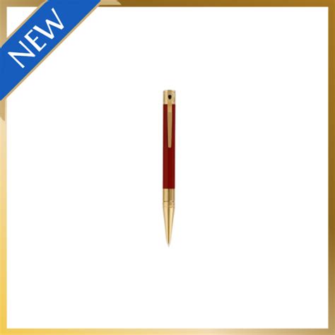 Stylo Bille D Initial Dragon Doré et Bordeaux S T Dupont
