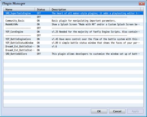 DreamX Yanfly Battle Status Extension Actor Command Window Woes RPG