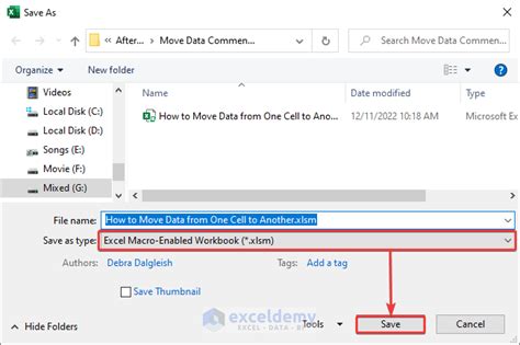 How To Move Data From One Cell To Another In Excel 5 Methods