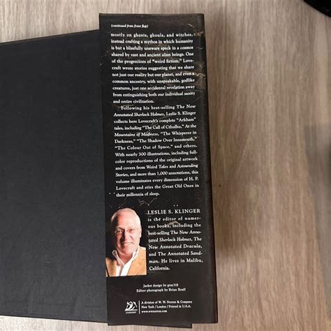 The New Annotated H P Lovecraft By H P Lovecraft James Mccourt