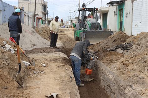 Avances De La Obra De Construcción De Red De Alcantarillado De Alta