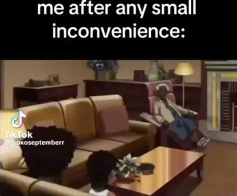 Me After Any Small Inconvenience Ifunny