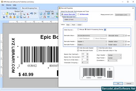 Barcode Software For Publisher Screenshots To Learn How To Create