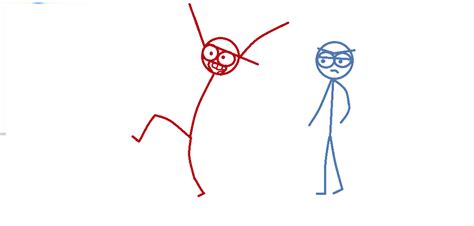 Red And Blue Dick Figures By Sylenwar On Newgrounds