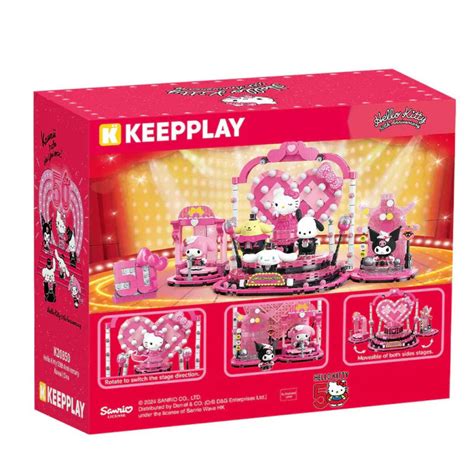 Keeppley Hello Kitty 50th Anniversary Kawaii Diva Toyster Toyster