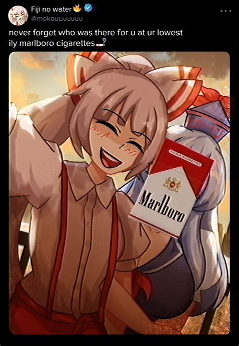 Fujiwara No Mokou And Kamishirasawa Keine Touhou And 2 More Drawn By