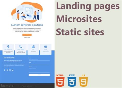 Create Microsite Landing Page For Your Product Or Service By Matej Ch Fiverr