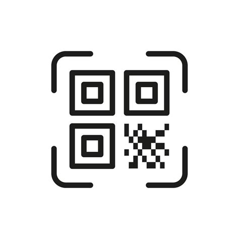 Qr Code Scanner Line Icon Scan Qrcode Linear Pictogram Technology