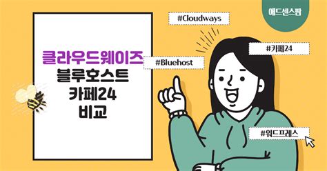해외웹호스팅 클라우드웨이즈 vs 블루호스트 vs 국내호스팅 카페24 비교 애드센스팜