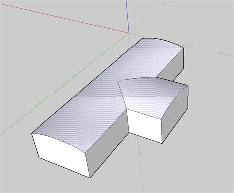 Curved Surfaces Intersection Issues Sketchup Sketchup Community