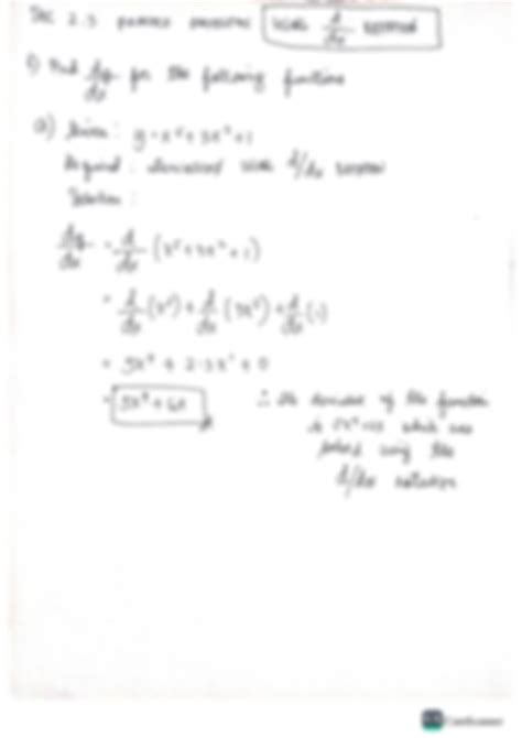 SOLUTION Difference Quotient Method Derivative Module Studypool