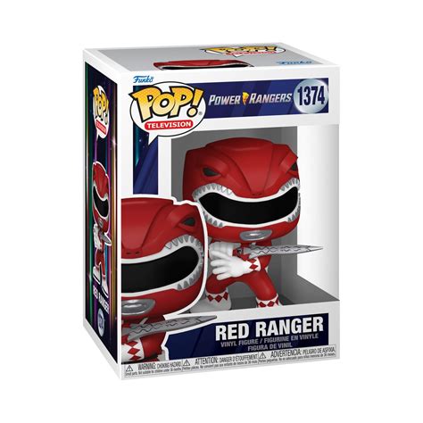 Funko Pop Television Power Rangers Red Ranger 30th Anniversary
