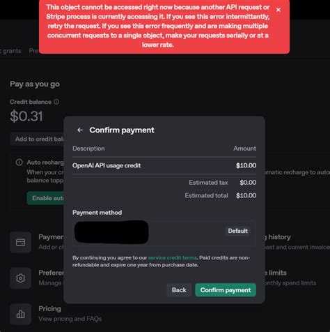 I Am Not Able To Add Credits To My Org Account Api Openai Developer Community