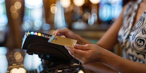 Premium Photo Independent Travel Solo Female Pays For Hotel Room With