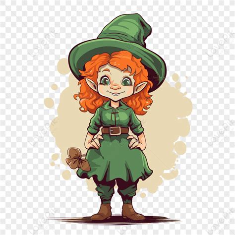 여성 요정 벡터만화상표클립 아트 Png 일러스트 무료 다운로드 Lovepik