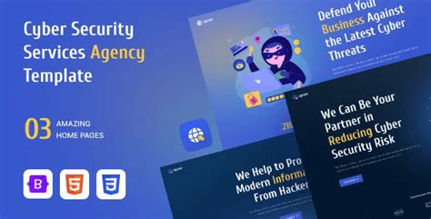 Cycure Cyber Security Services Template HTML Bliter GPL