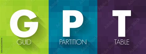 Gpt Guid Partition Table Standard For The Layout Of Partition Tables