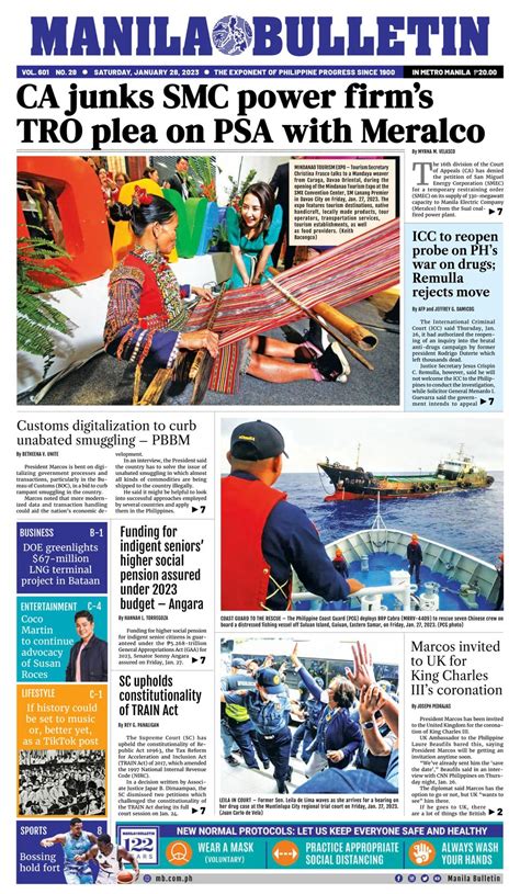 Manila Bulletin January 28 2023 Digital DiscountMags