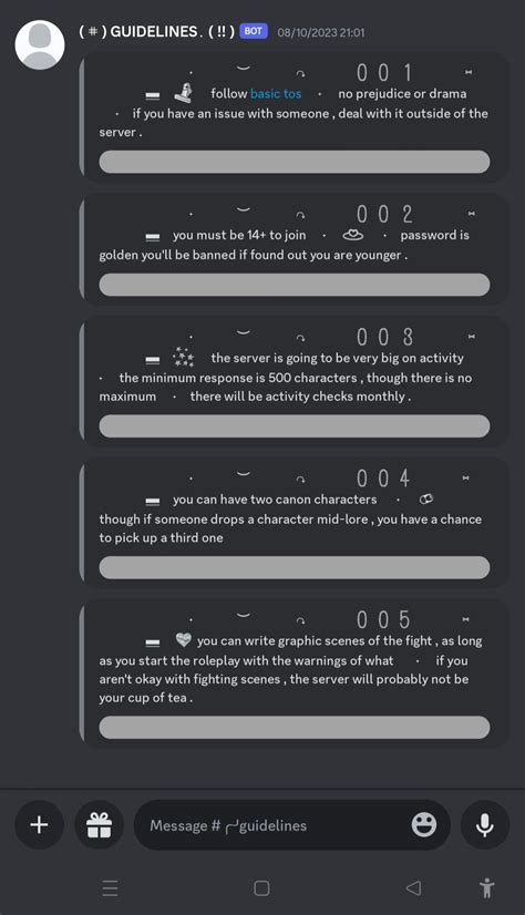 Discord Layout Aesthetic Rules Discord Commands Discord Discord
