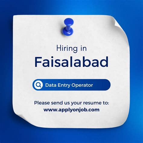 Dataentry Jobopportunity Faisalabad Hamza Habib