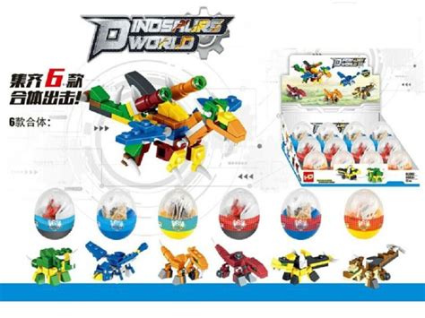 Brick Dino Egg Mainan Dinosaurus Dalam Telur Lazada Indonesia
