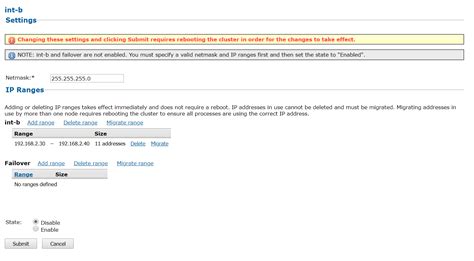 isilon onefs int b failover interface is not enabled on the cluster