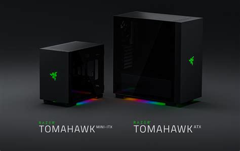 Mid Tower Atx And Mini Itx Pc Case Razer Tomahawk Razer United Kingdom