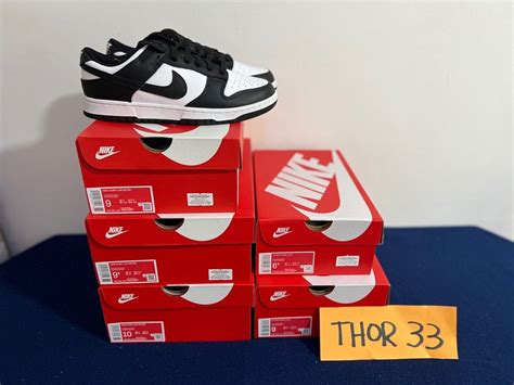 Steal Nike Dunk Low Retro Panda Multiple Sizes Mens Fashion