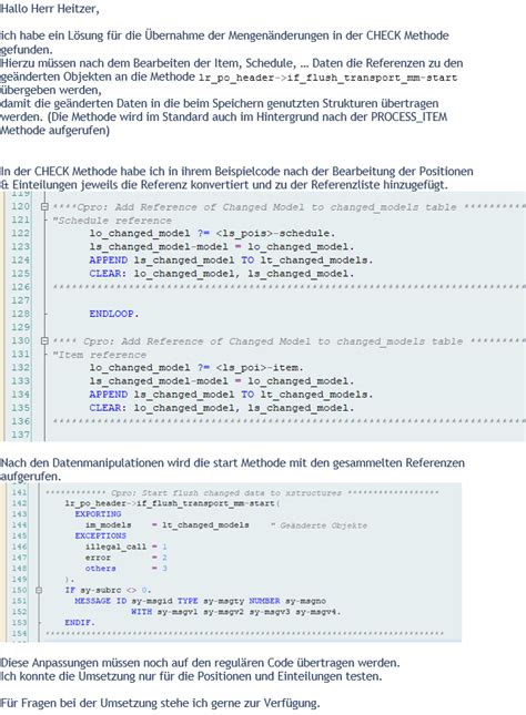 Solved Data Not Set By IF PURCHASE ORDER ITEM MM SET DATA SAP Community