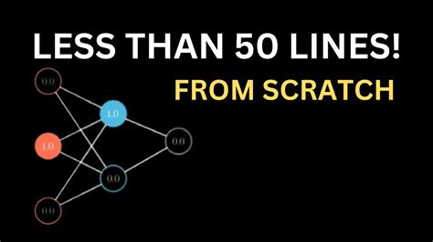 Build An AI Neural Network In Python From Scratch YouTube