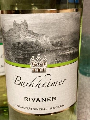 Burkheimer Rivaner Trocken Vivino Us