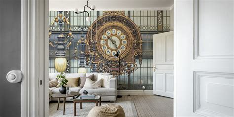 Buy Clock Architecture Wallpaper Happywall