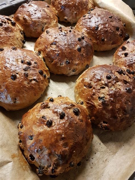 No Knead Krentenbollen Ingridzijkookt