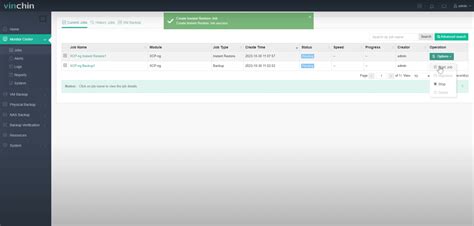 How To Perform Instant Restore To Recover Xcp Ng Vm Immediately In Vinchin Backup And Recovery