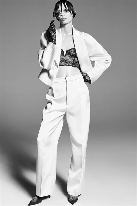Zw Collection Satin Darted Trousers Ivory Zara Georgia