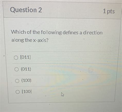 Solved Question 2 1 Pts Which Of The Following Defines A Chegg