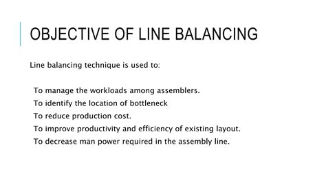 assembly line balancing ppt
