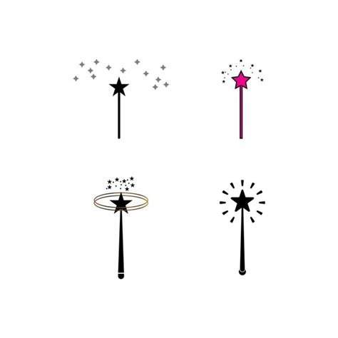 Premium Vector Magic Wand Logo