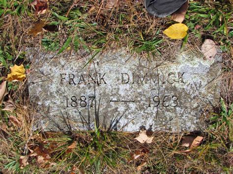 Frank Dimmick 1887 1963 Find A Grave Memorial