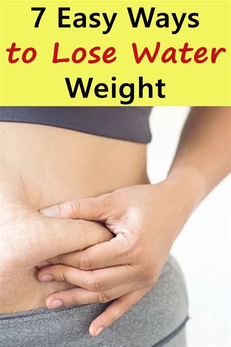 7 Easy Ways To Lose Water Weight Health Lifestyle
