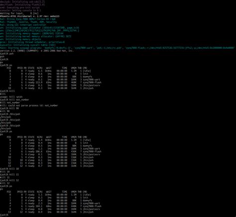 Zynq7000 Zedboard Hangs After Restart When Executing Test Kill · Issue 540 · Phoenix Rtos