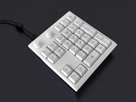 The Mini Keyboard For Photoshop With Two Knobs Gadgetsin