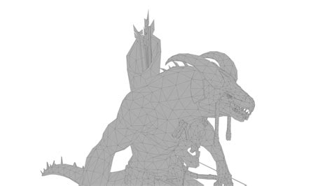 3d Lizard Creature Model Turbosquid 1948691