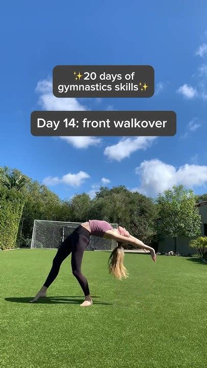 Front Walkover Tutorial Frontwalkover Tutorial Tumbling Gymnast