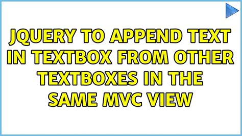 jquery to append text in textbox from other textboxes in the same mvc
