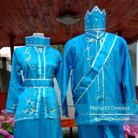 Jual Baju Adat Dewasa Manado Laki Cewek Shopee Indonesia