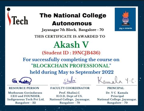 akash v on linkedin blockchain bangalore