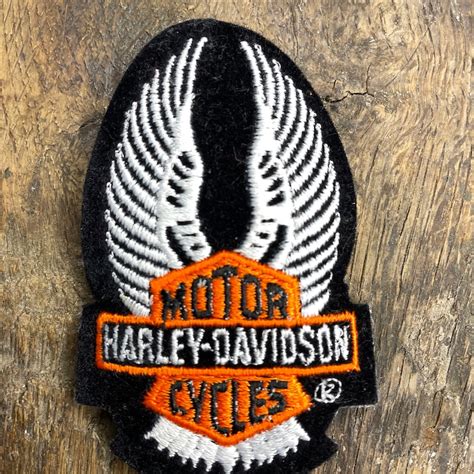 Black Harley Riders Patch Etsy